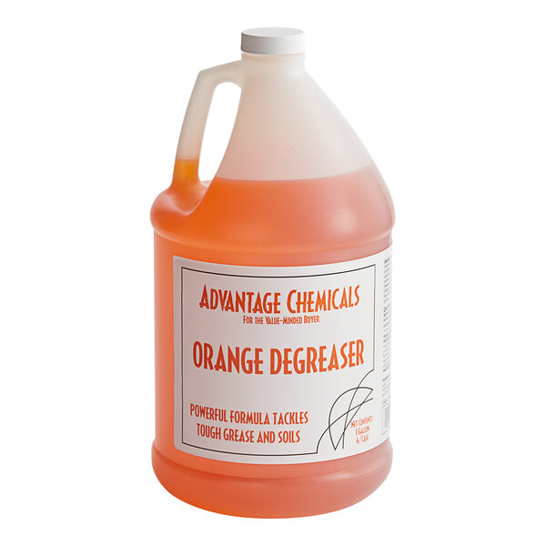 Advantage Chemicals 1 Gallon Orange Concentrated Cleaner / Degreaser