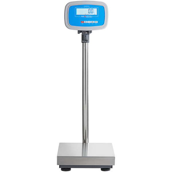 AvaWeigh BS330T 330 lb. Digital Receiving Bench Scale with Tower Display