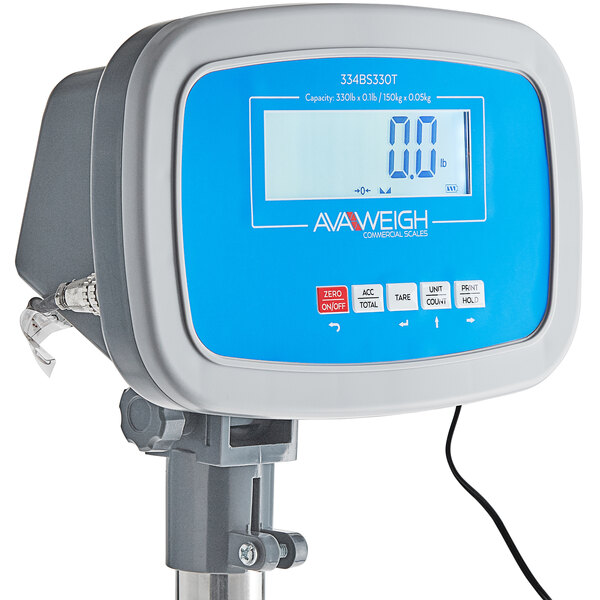 AvaWeigh BS330T 330 lb. Digital Receiving Bench Scale with Tower Display