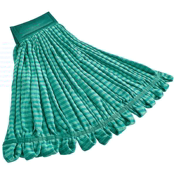 Rubbermaid Web Foot FGT85306GR00 Green Large Microfiber Tube Wet Mop ...