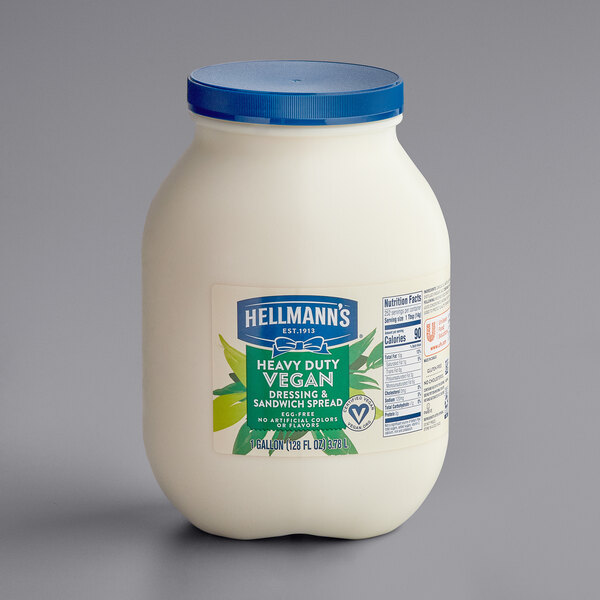 Hellmann's Bulk Vegan Mayonnaise Spread (1 Gallon, 4/Case)