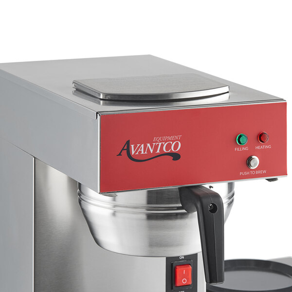 Avantco CMA3L Automatic Coffee Maker with 3 Lower Decanter Warmers ...