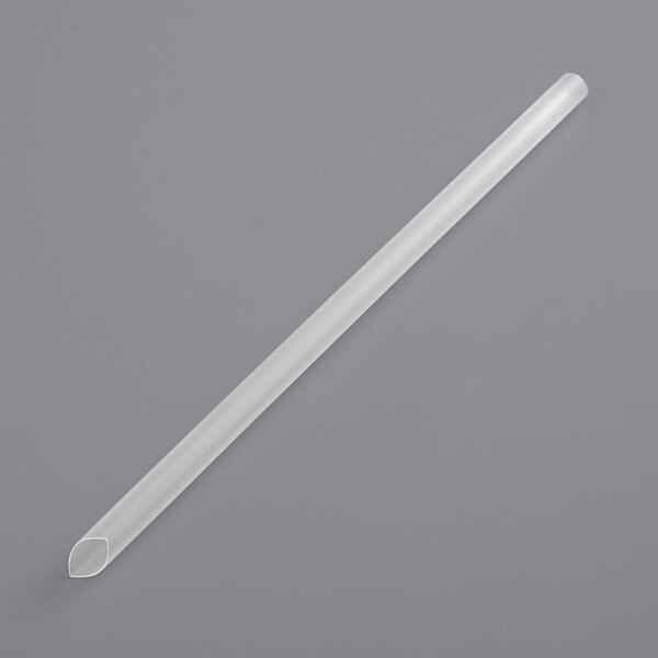 Choice 9" Translucent Pointed Unwrapped Straw - 500/Pack