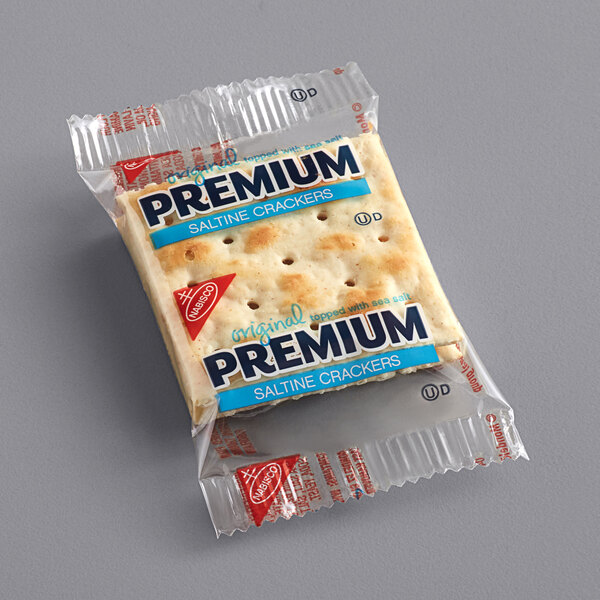 Nabisco Premium Saltine Crackers: 2-Count (300/Case)