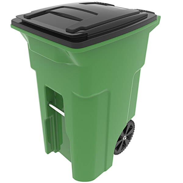 Toter ONA64-63009 Organics 64 Gallon Lime Green Rotational Molded ...