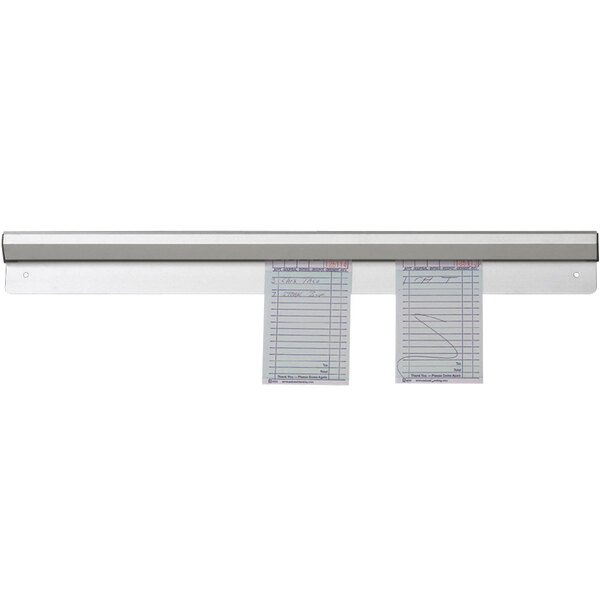 American Metalcraft AOR24 24" x 2 1/2" Aluminum Restaurant Ticket Rack