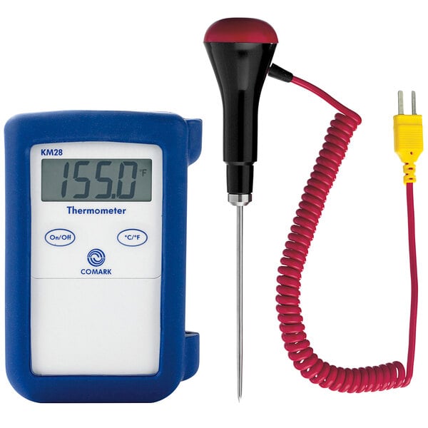 Comark KM28/P13 Type-K Thermocouple Thermometer Kit with Protective ...