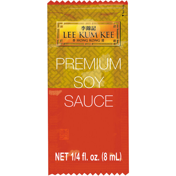 Lee Kum Kee 8 mL Premium Soy Sauce Packets - 500/Case