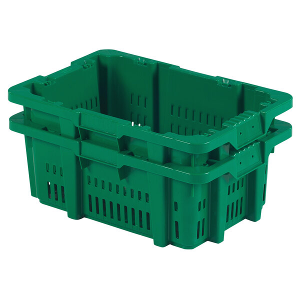 Orbis NPL654B Stack-N-Nest 23 15/16" x 16" x 8 13/16" Green ...