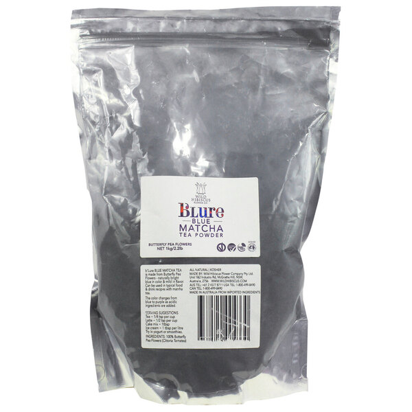 Wild Hibiscus 2.2 lb. (1 kg) b'Lure Butterfly Pea Flower Blue Matcha ...