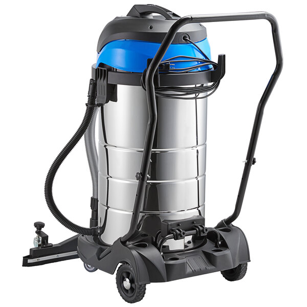 Lavex 26 Gallon Stainless Steel Commercial Wet / Dry Vacuum with ...