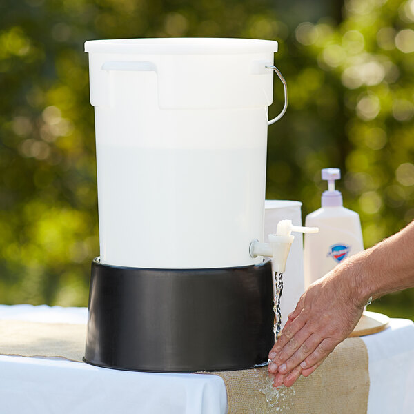 Choice 6 Gallon White Dispenser for Hand Washing
