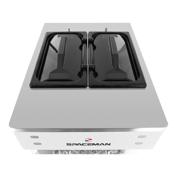 Spaceman 6795-C 2 Bowl Slushy / Granita Stainless Steel Floor Model ...