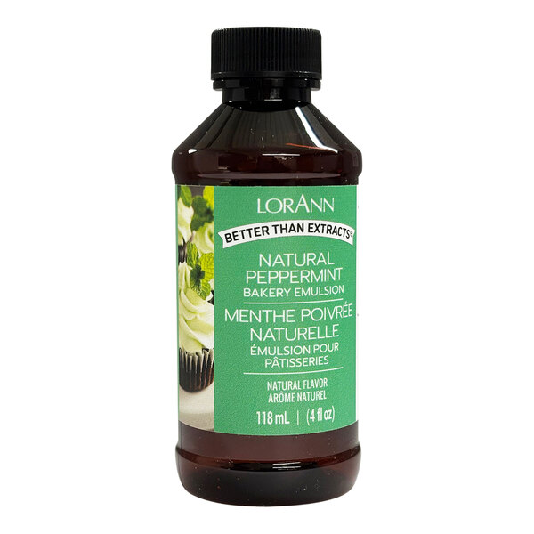 LorAnn Oils 4 fl. oz. All-Natural Peppermint Bakery Emulsion