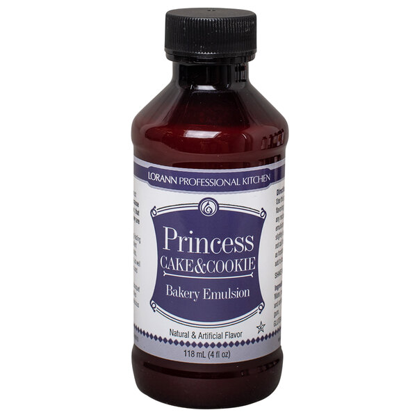 LorAnn Oils 4 oz. Princess Cake and Cookie Bakery Emulsion