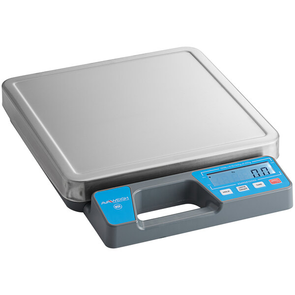 AvaWeigh RSB100SS 100 lb. Digital Receiving / Portion Scale with Built ...