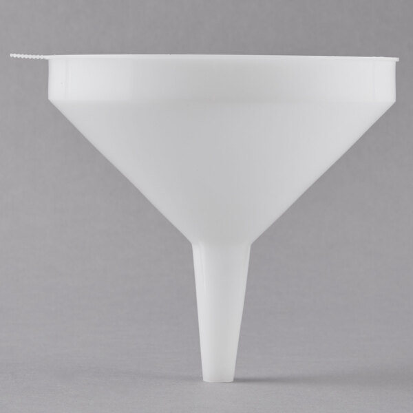 Choice 1 Qt. (32 oz.) White Plastic Funnel