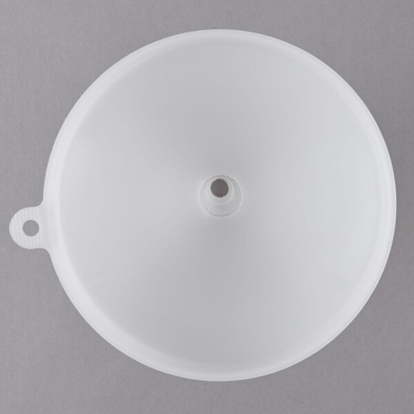 Choice 16 oz. 6 1/4" White Plastic Funnel