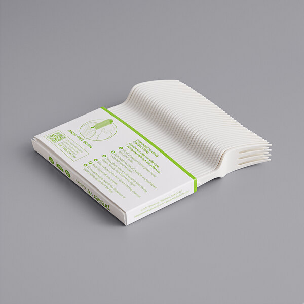 Preserve 38318 Compostable Medium Weight Dispenser Forks Refill - 840/Case