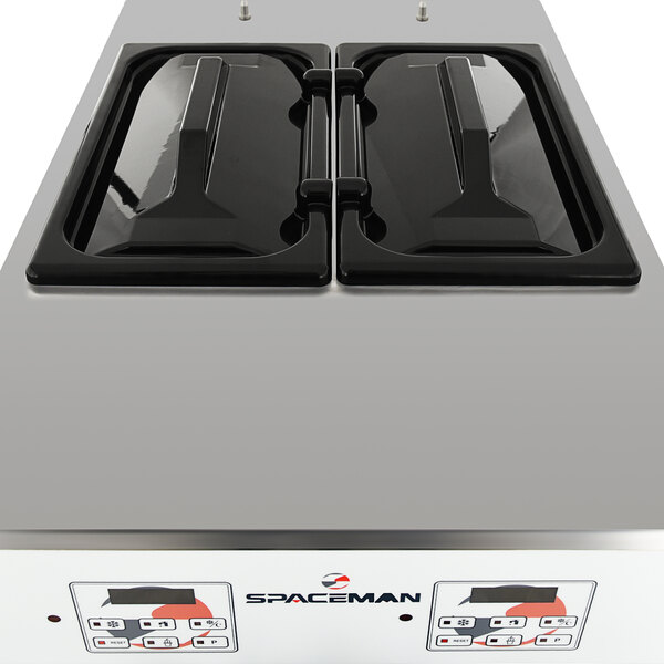 Spaceman 6378-C Soft Serve Floor Model Ice Cream Machine with 2 Hoppers ...