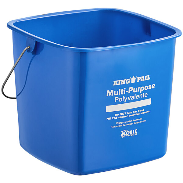Noble King-Pail 6 Qt. Blue Cleaning Pail