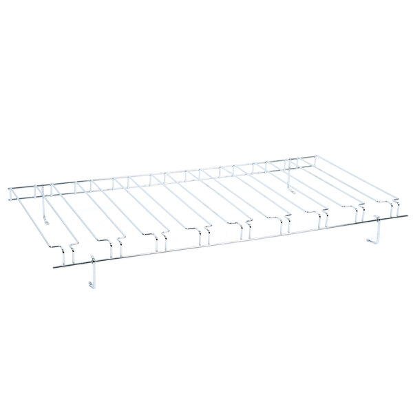Regency 18" x 36" 9 Slot Chrome Wire Bar Glass Rack