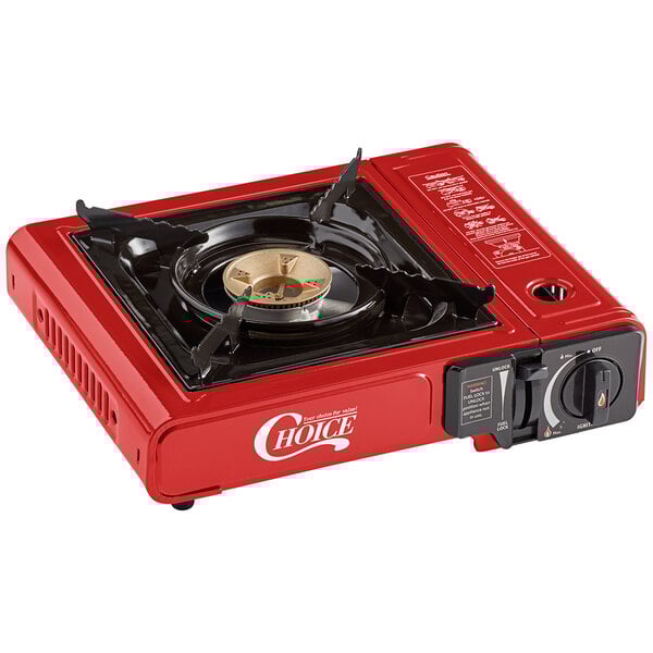 Choice Single Burner Portable Butane Stove with Fry Pan