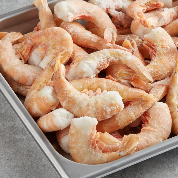 Texas Gold 5 Lb 21 25 Size Wild Caught Raw Brown Gulf Shrimp 4 Case