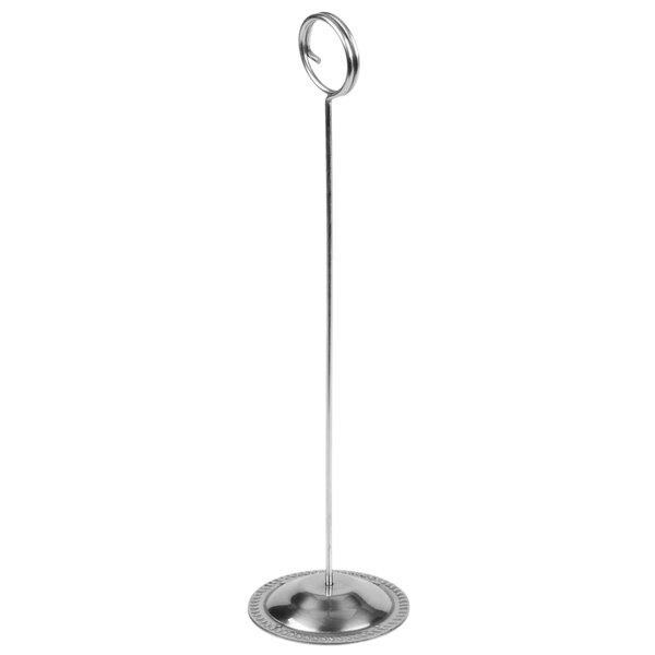American Metalcraft CH10 10" Stainless Steel Menu / Card Holder