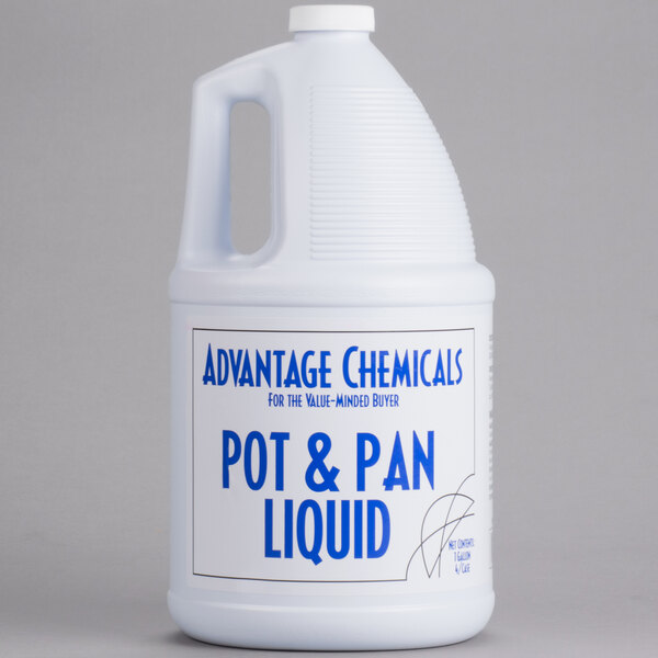 Advantage Chemicals 1 gallon / 128 oz. Concentrated Pot & Pan Liquid ...