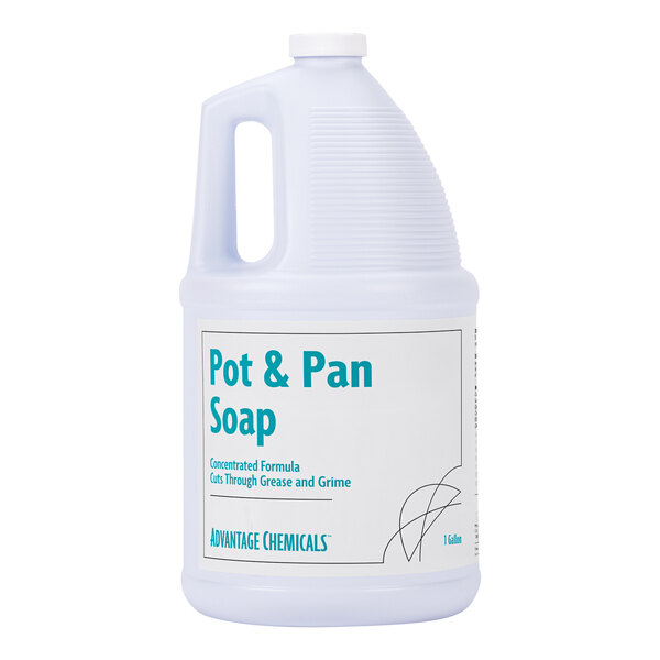 Advantage Chemicals 1 gallon / 128 oz. Concentrated Pot & Pan Liquid ...