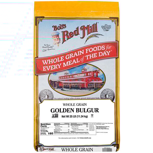 Bob's Red Mill 25 lb. Golden Bulgur Wheat