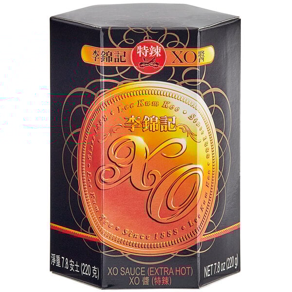 Lee Kum Kee Seafood XO Sauce Extra Hot 7.8 oz. - 12/Case