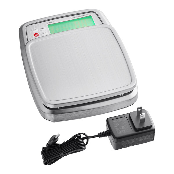 AvaWeigh Platinum PC20SS 20 lb. Waterproof Stainless Steel Digital Portion Control Scale