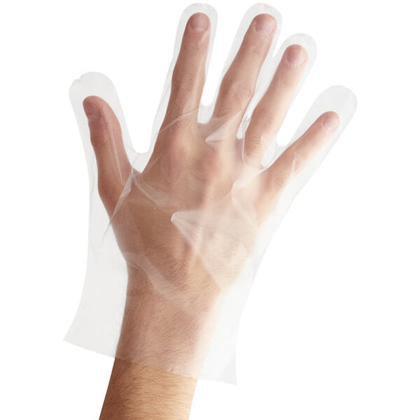Choice Disposable CPE Gloves Large for Food Service 1000 Case