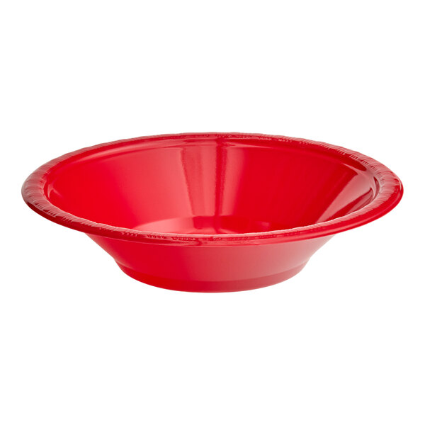 Creative Converting Red Plastic Bowls (Bulk, 20/Pack)