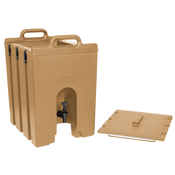 Cambro 1000LCD157 Camtainers® 11.75 Gallon Coffee Beige Insulated ...