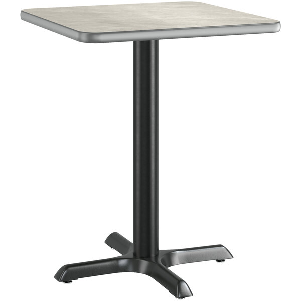 Lancaster Table & Seating 24" x 24" Reversible Gray / White Laminated ...