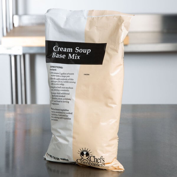 Chef's Companion Bulk Powdered Cream Soup Base - 24 oz.