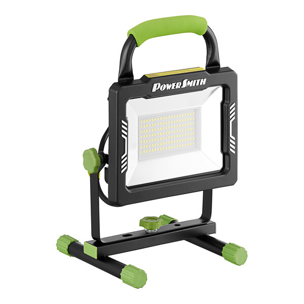 PowerSmith 10,000 Lumen Weatherproof Corded LED Work Light with 5 ...
