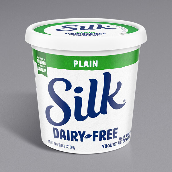 Silk Soymilk Yogurt (Plain) - WebstaurantStore