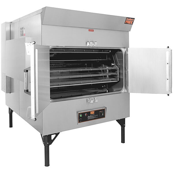 Southern Pride SP-700 Stainless Steel Gas Rotisserie Smoker - 150,000 BTU