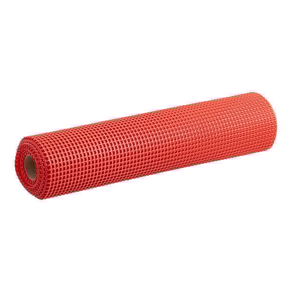 Choice 2 x 40 Red Plastic Mesh Shelf Liner