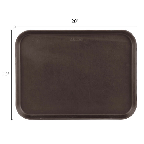 Cambro 1520CT138 Camtread® 15" x 20" Tavern Tan Non-Skid Serving Tray ...