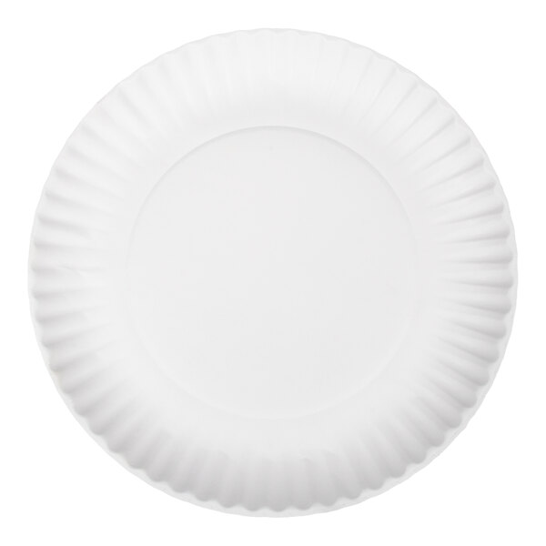 9" Uncoated Paper Plates in Bulk (1000 Count)