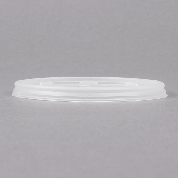 Dart 16SL Translucent Lid with Straw Slot - 100/Pack