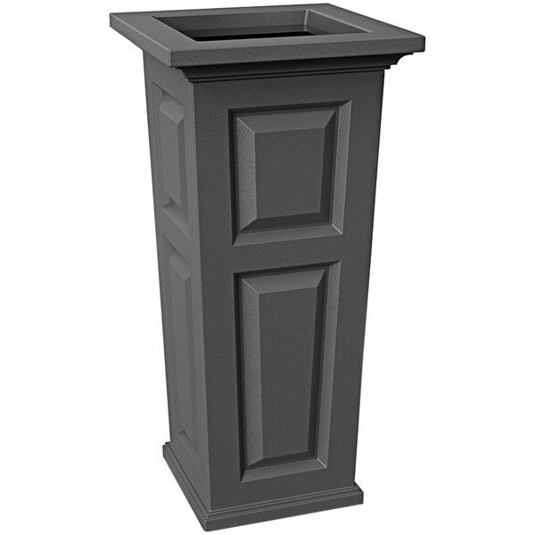 Mayne Nantucket 15 5/8" x 15 5/8" x 32" Graphite Gray Planter