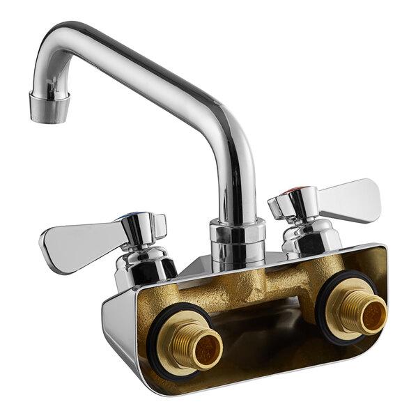 Regency Wall Mount Faucet with 8" Swing Spout and 4" Centers