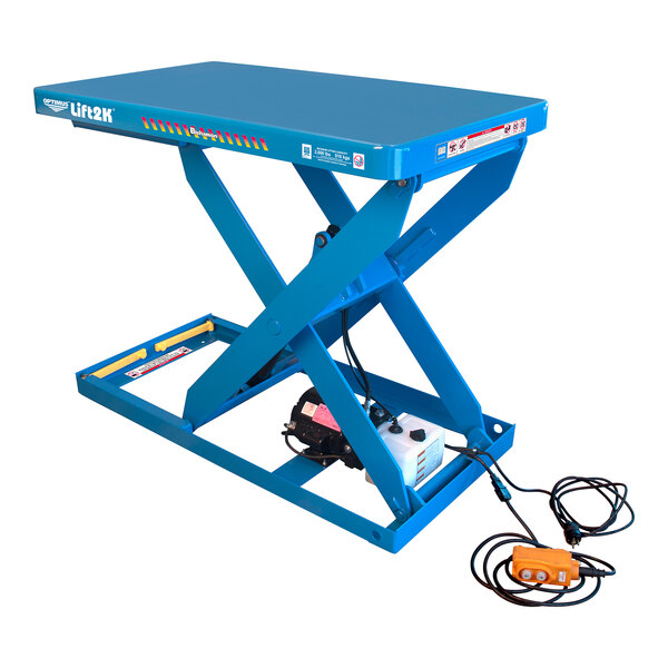 Bishamon Optimus Lift2K Series Electric Scissor Lift Table with 36" x ...