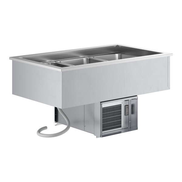 ServIt SDC-3A Three Pan Drop-In Refrigerated Cold Food Well - 120V